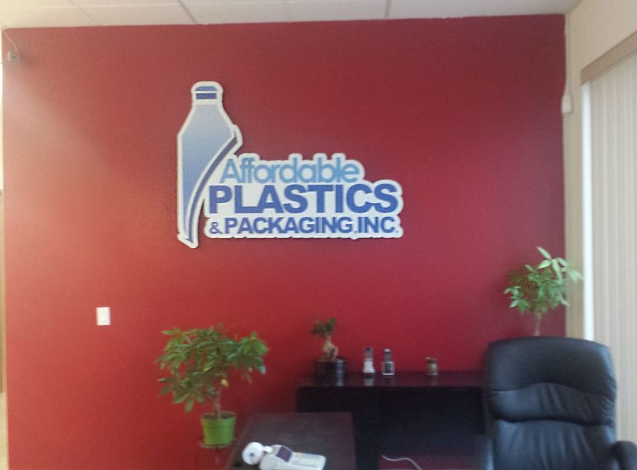Foam Letters with vinyl overlays and Backer – Signum Lux Corp